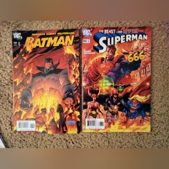 DC Comics | Other | Batman And Superman Issues 666 Each In Very Good ...